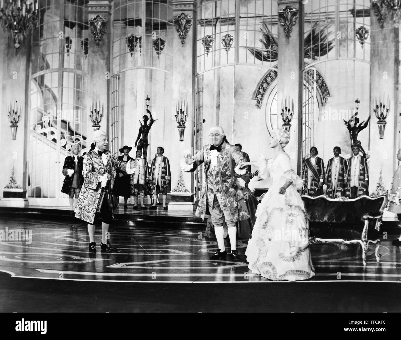 OPERA: DER ROSENKAVALIER. /nErich Kunz as Faninal (left), Otto Edelmann ...