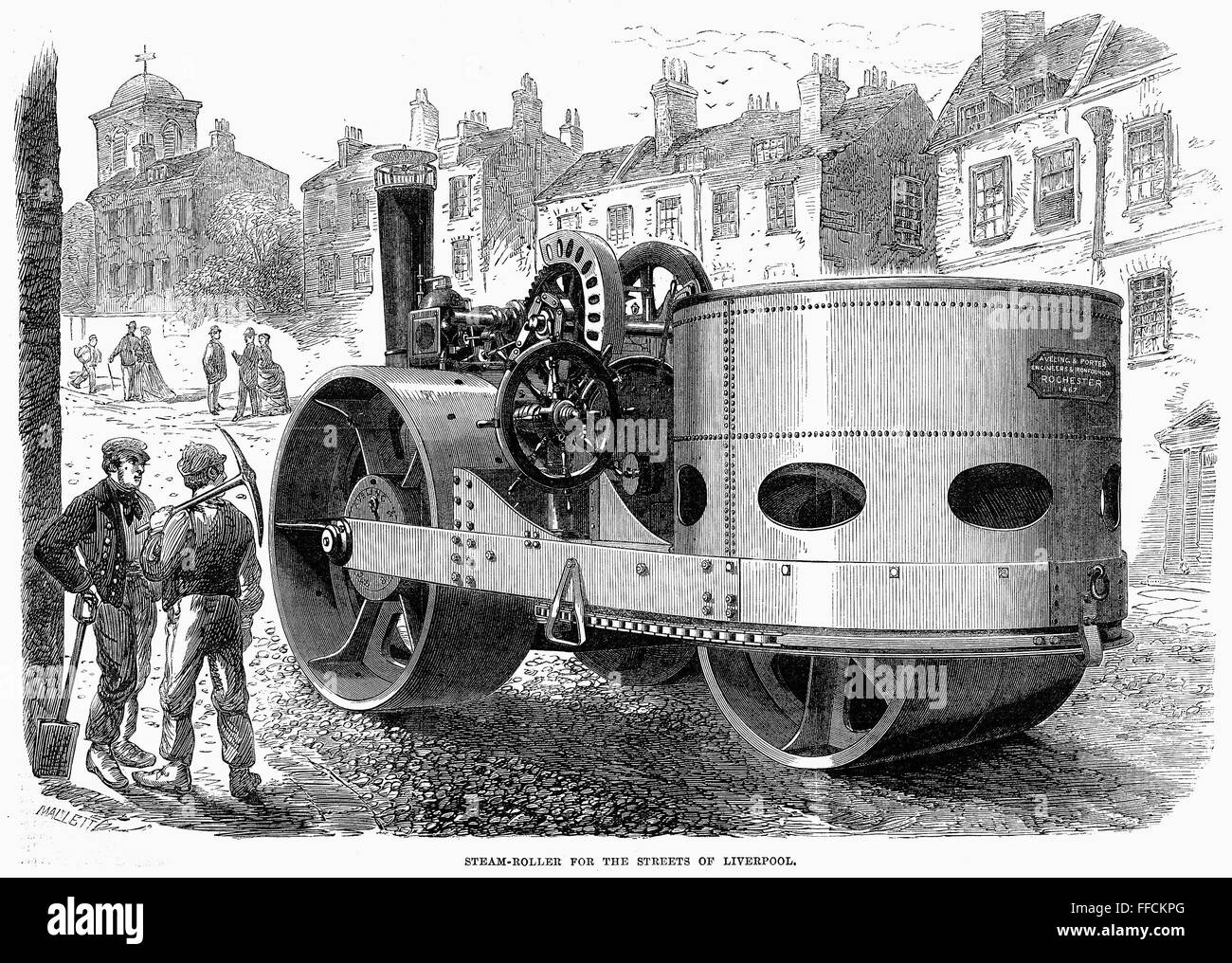 LIVERPOOL: STEAMROLLER. /nSteamroller for the streets of Liverpool ...