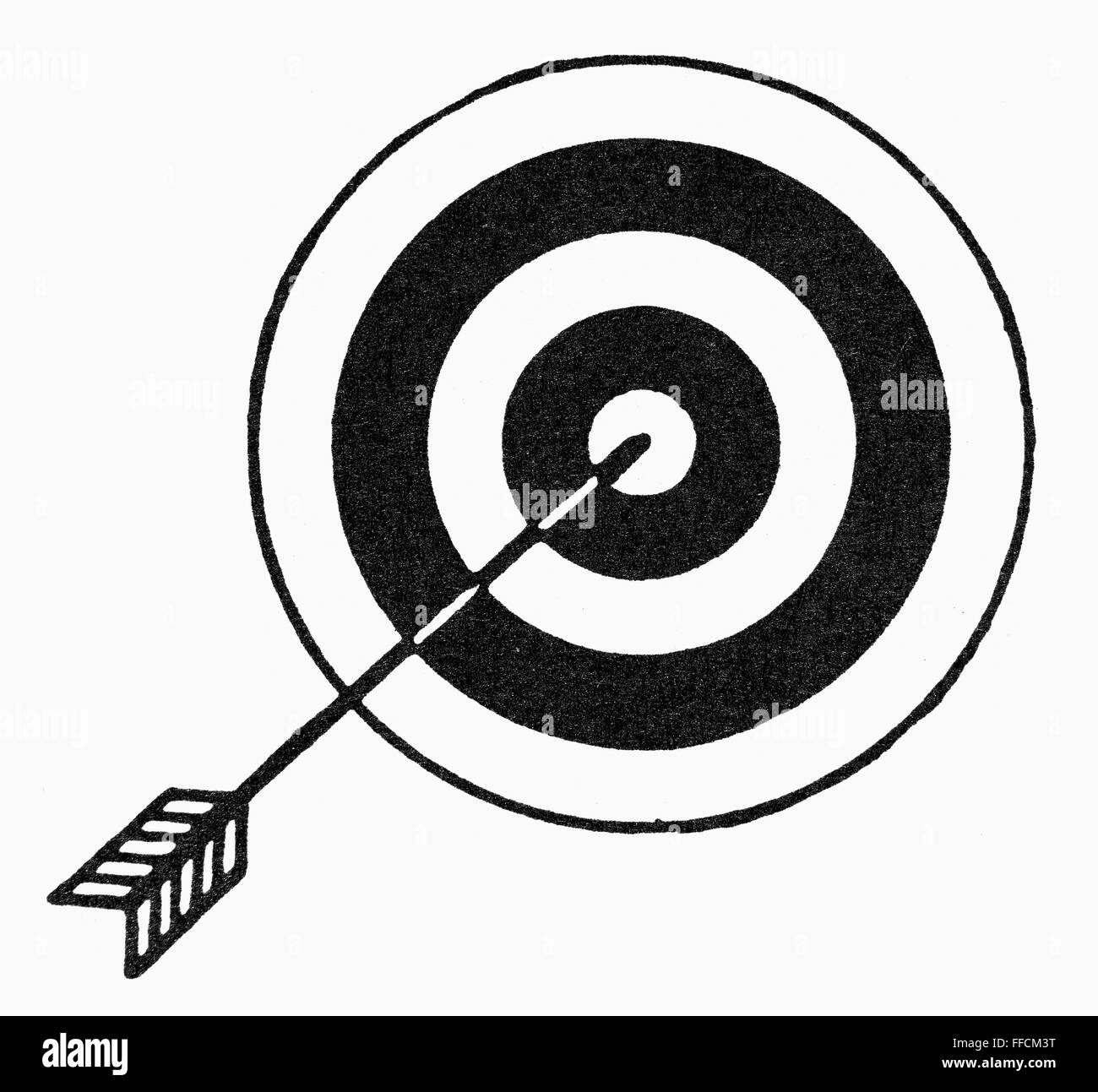 SYMBOL: ACHIEVEMENT. /nBullseye, a symbol of achievement Stock Photo ...