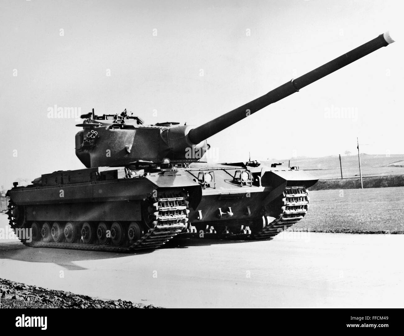 BRITISH TANK, 1954. /nThe Conqueror. Photographed 1954 Stock Photo - Alamy