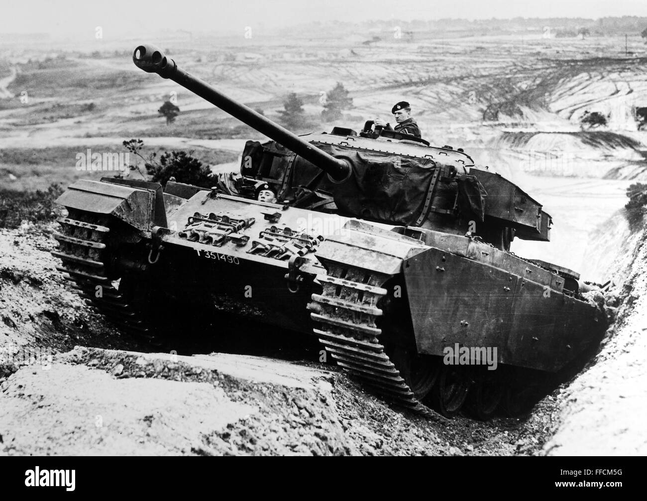 BRITISH TANK, c1945. /nBritish Centurion tank, c1945 Stock Photo - Alamy