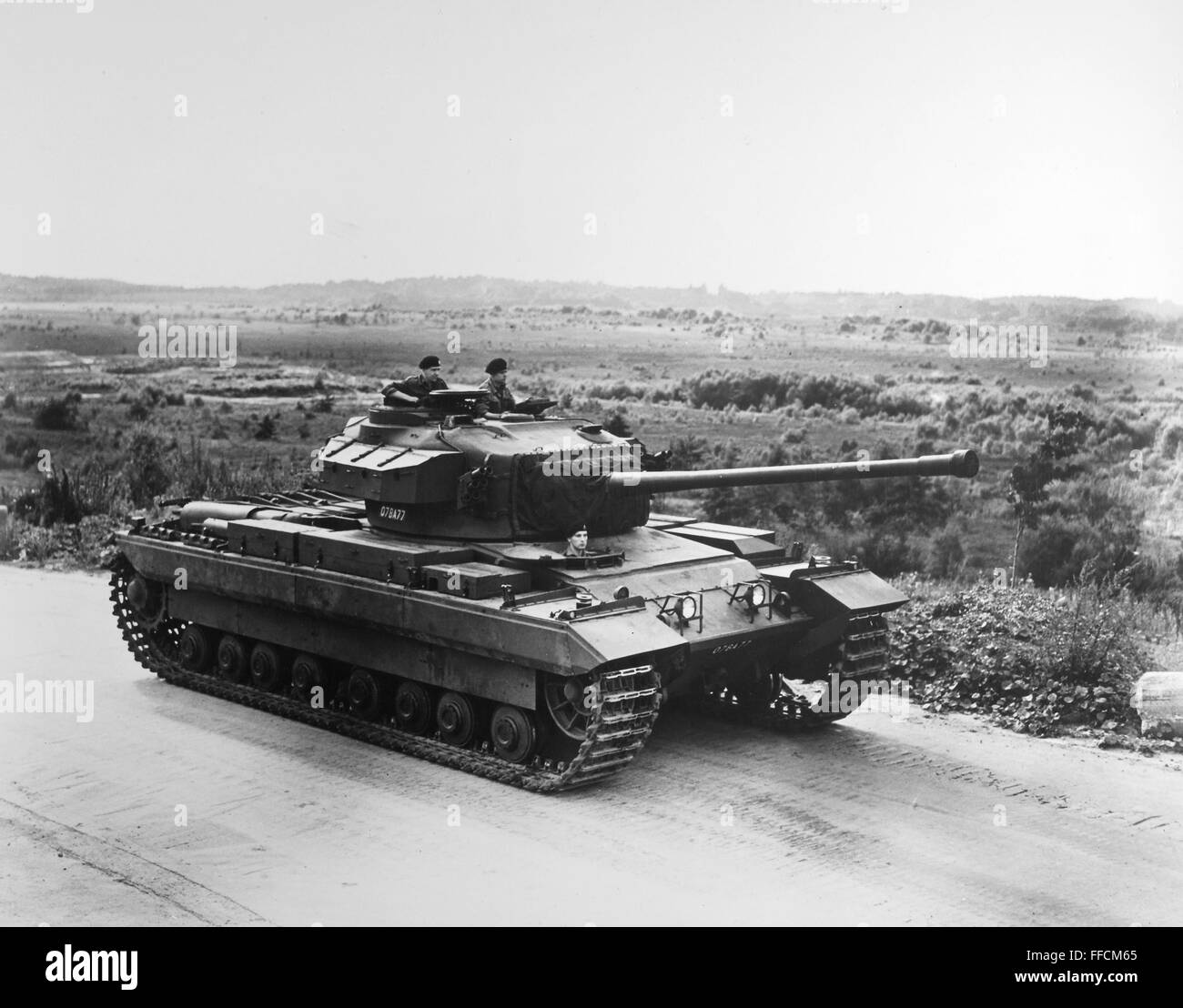 BRITISH TANK, c1952. /nBritish Army Caernarvon tank, c1952 Stock Photo ...