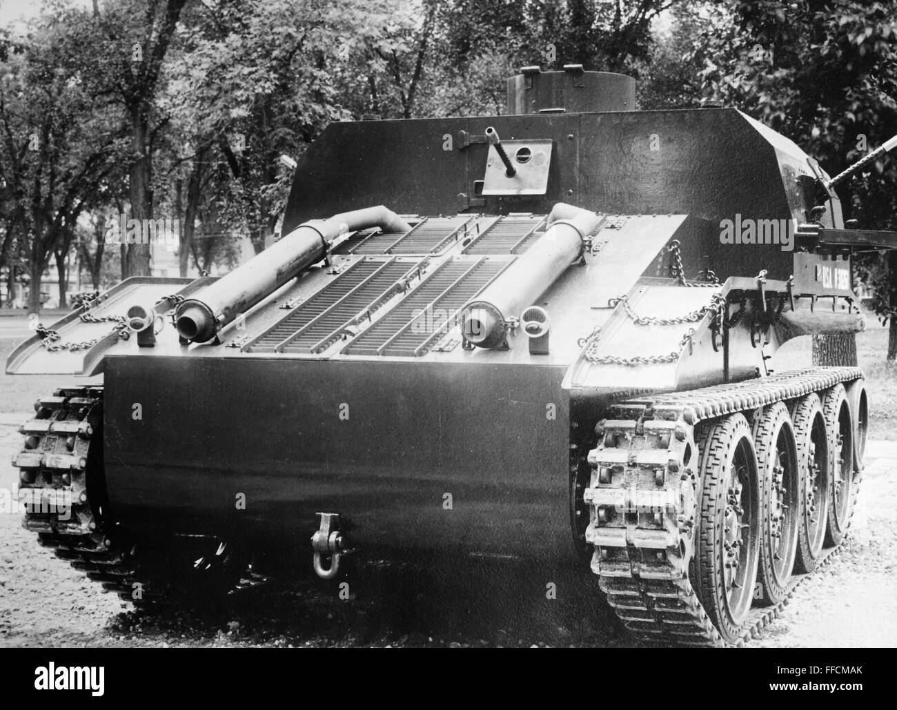 CHRISTIE TANK, 1936. /nU.S. Army Christie type tank, 1936 Stock Photo ...
