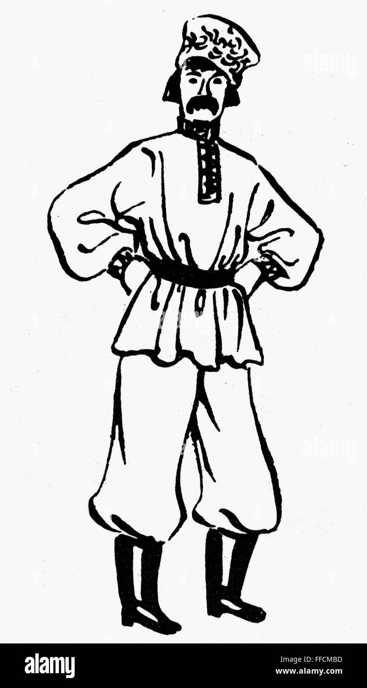 RUSSIA: IVAN. /nPersonification of Russia. 20th century illustration ...