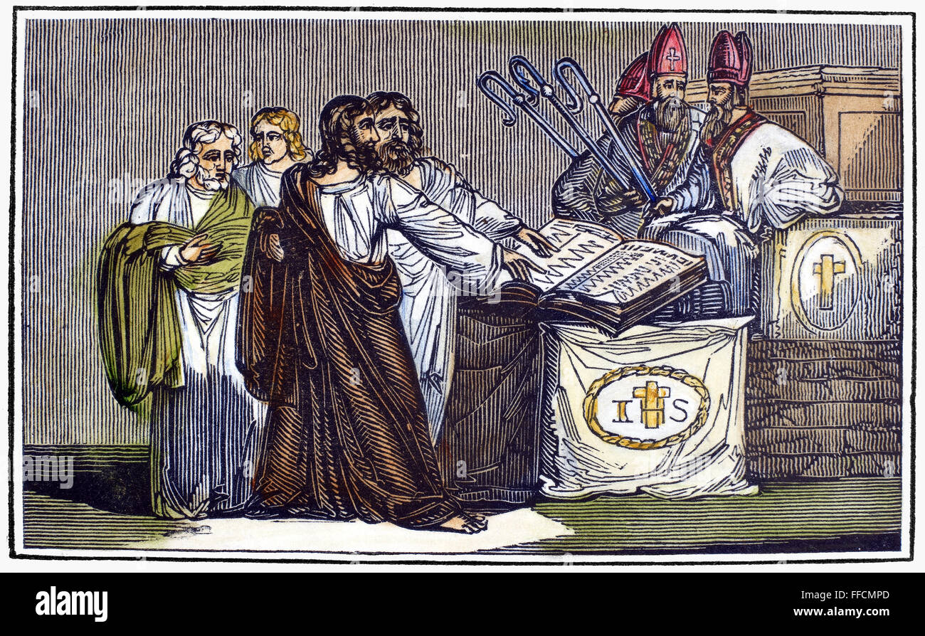 PETER WALDO (d. c1218). /nFrench religious leader who founded the ...