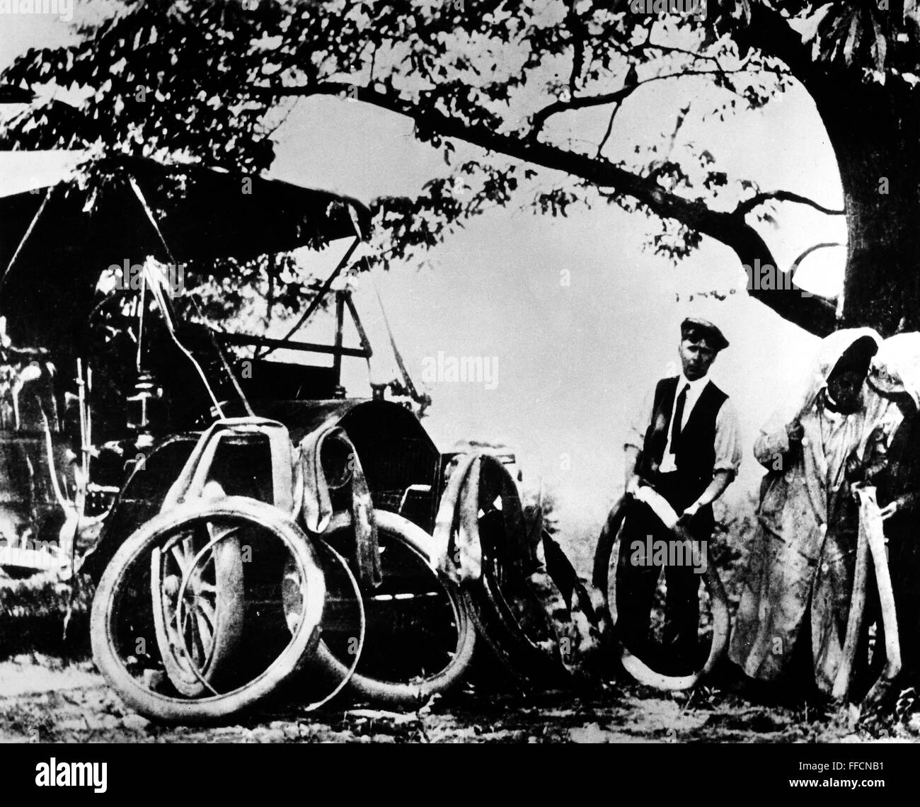 AUTOMOBILES: TIRES, 1908. /nThe trouble between Chambersburg and ...
