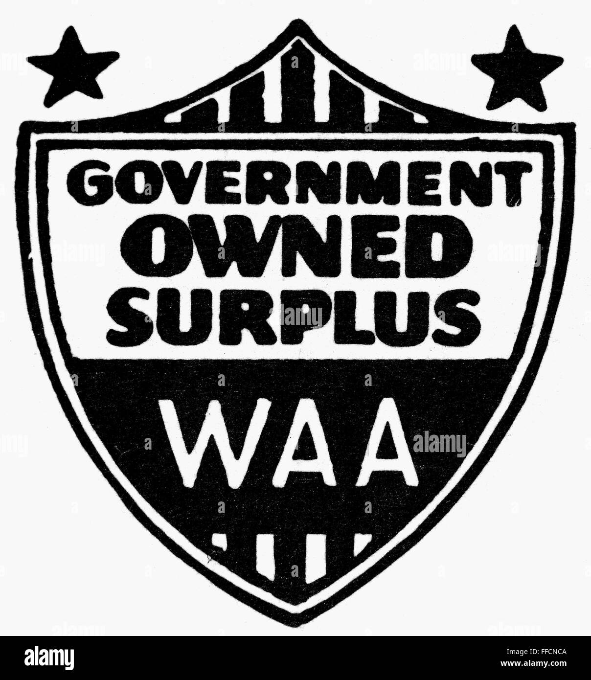 WAR ASSETS ADMINISTRATION. /nLogo for the War Assets Administration ...