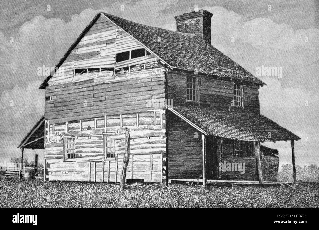 METHODIST CHURCH, 1790. /nThr first Methodist church in Kentucky, at ...