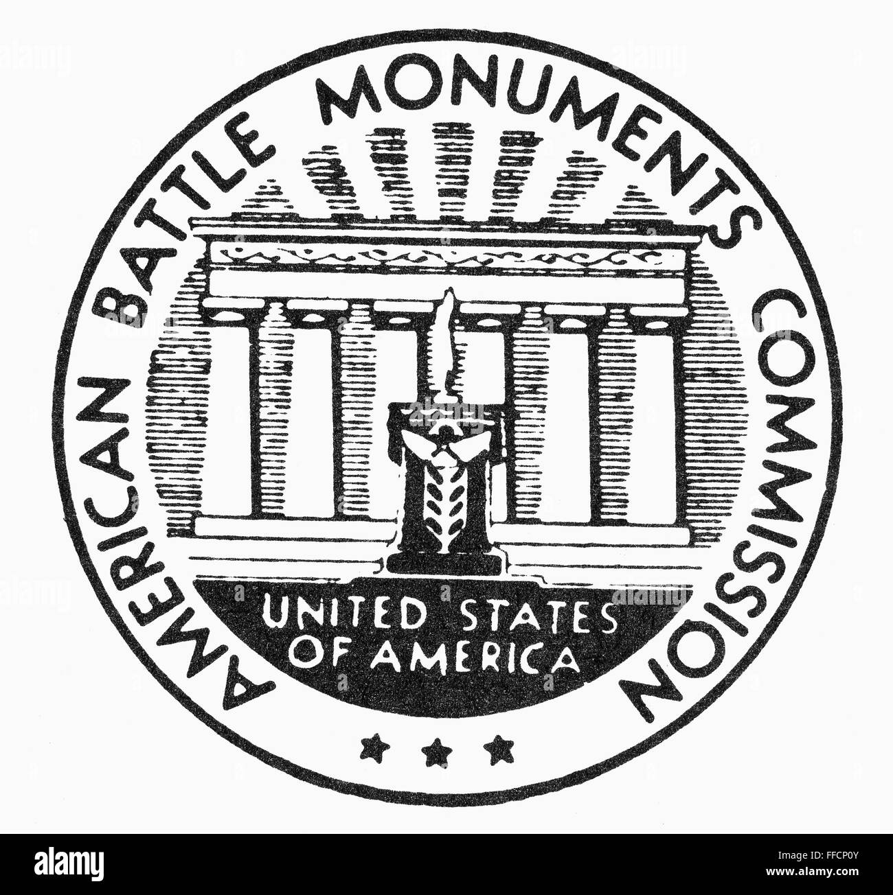 AMERICAN BATTLE MONUMENTS. /nSeal of the American Battle Monuments ...