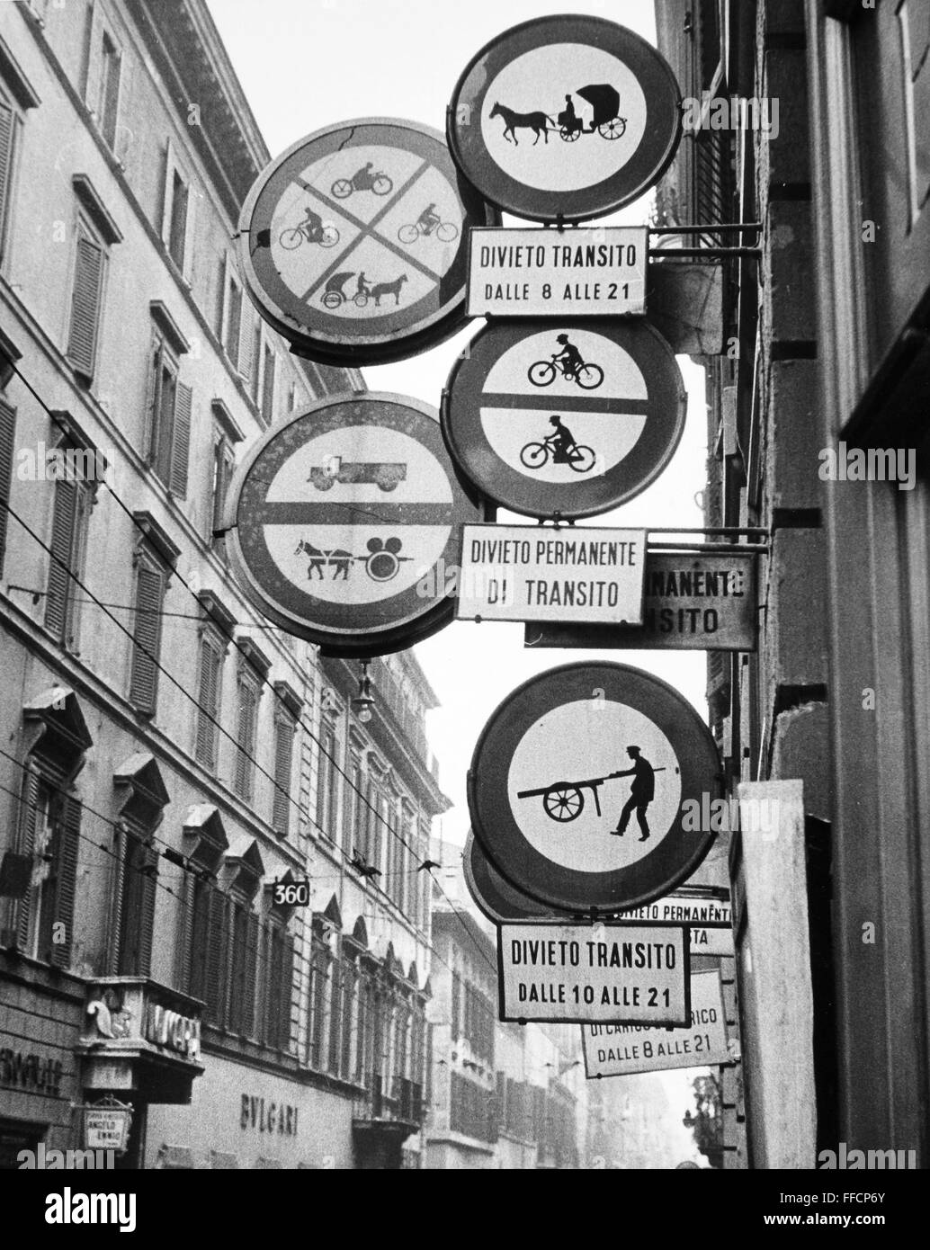 ROME: U.N. ROAD SIGNS. /nStandardized toad signs created by the United ...