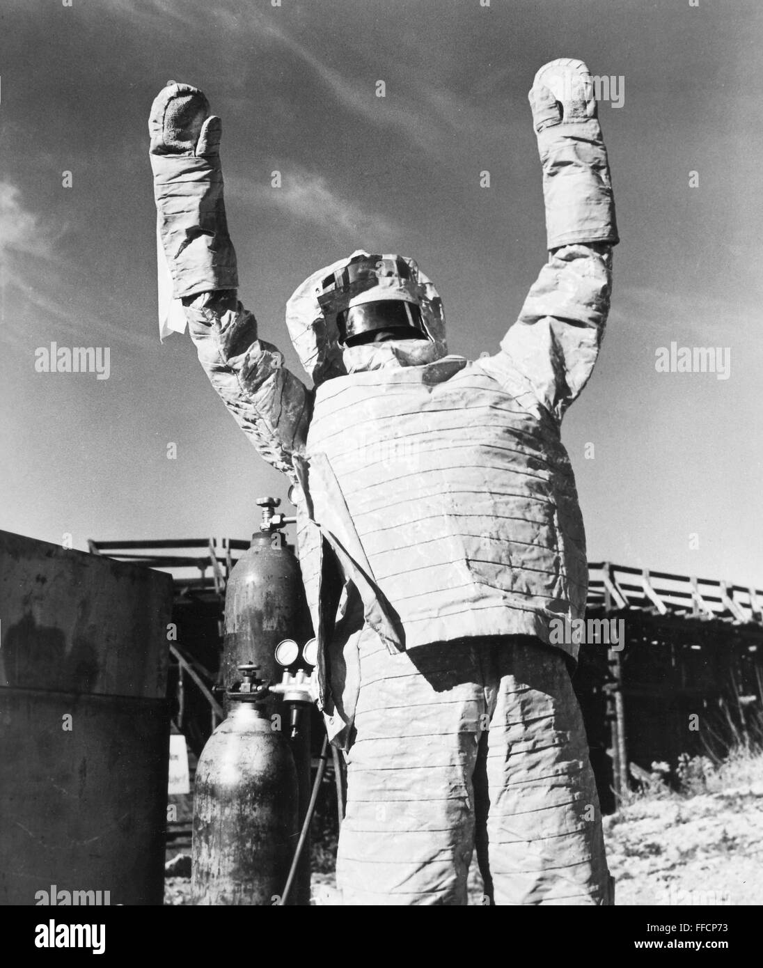FILM STILL: ROBOT, 1960. /nAmerican motion picture still Stock Photo ...