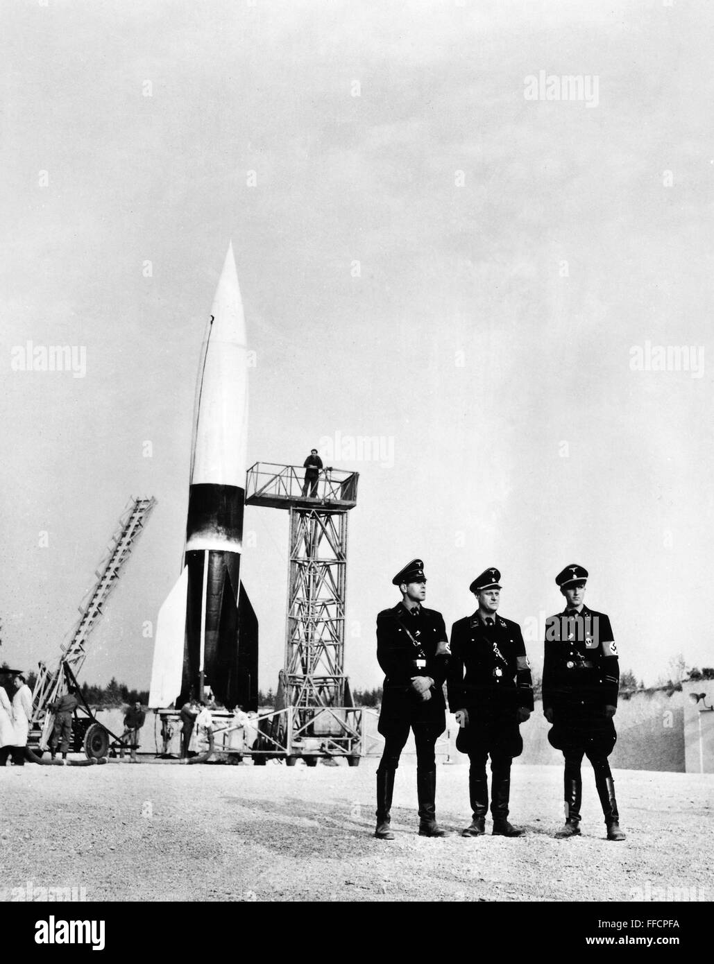 FILM STILL: NAZI ROCKET. /nNazi rocket technology during World War II ...