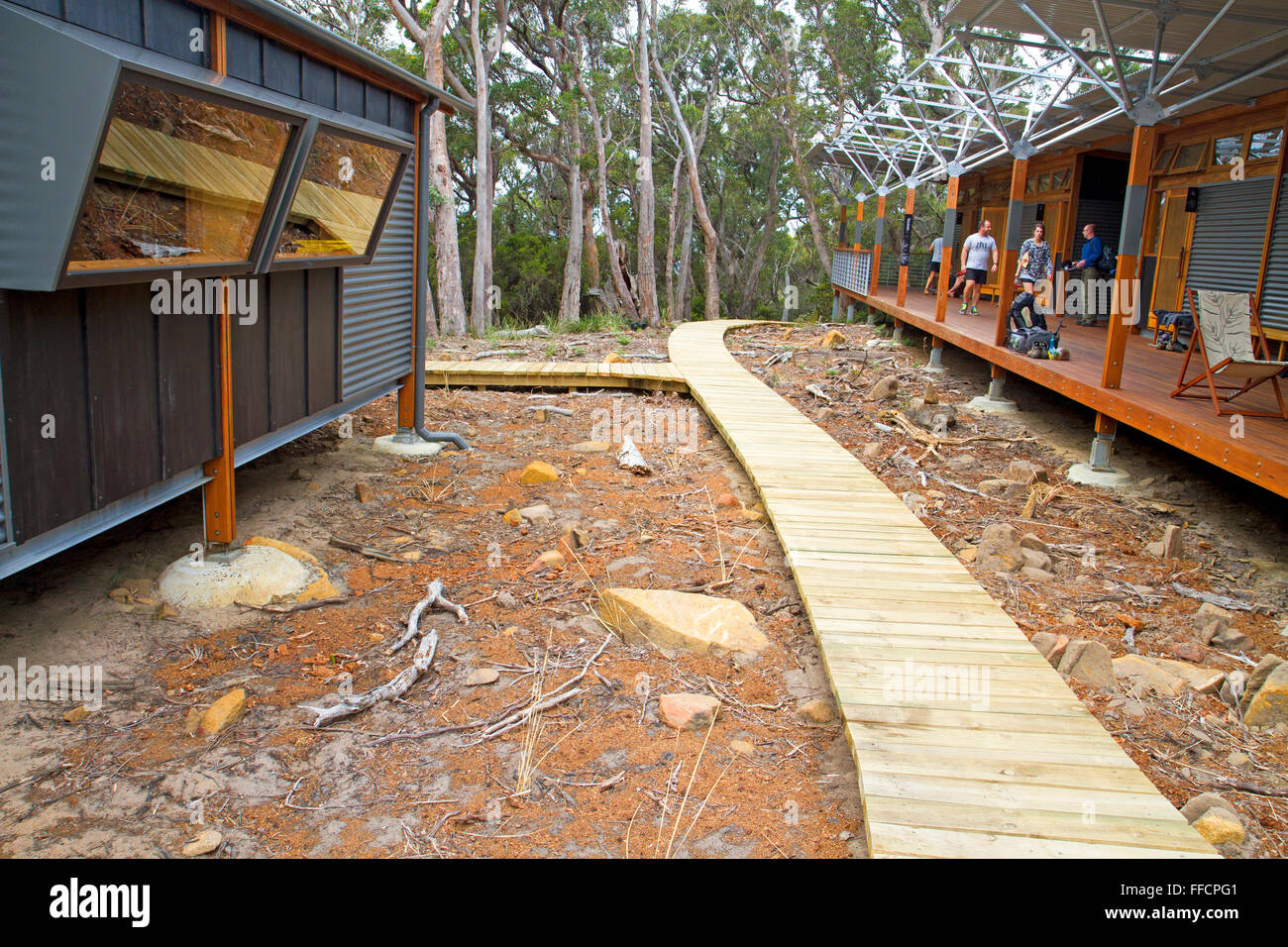 Munro hut on the Three Capes Track Stock Photo - Alamy
