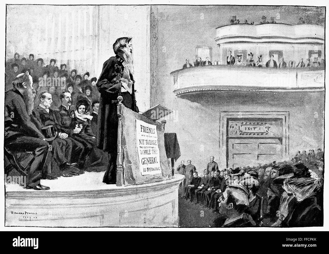 WILLIAM BOOTH (1829-1912). /nEnglish religious leader and founder of ...