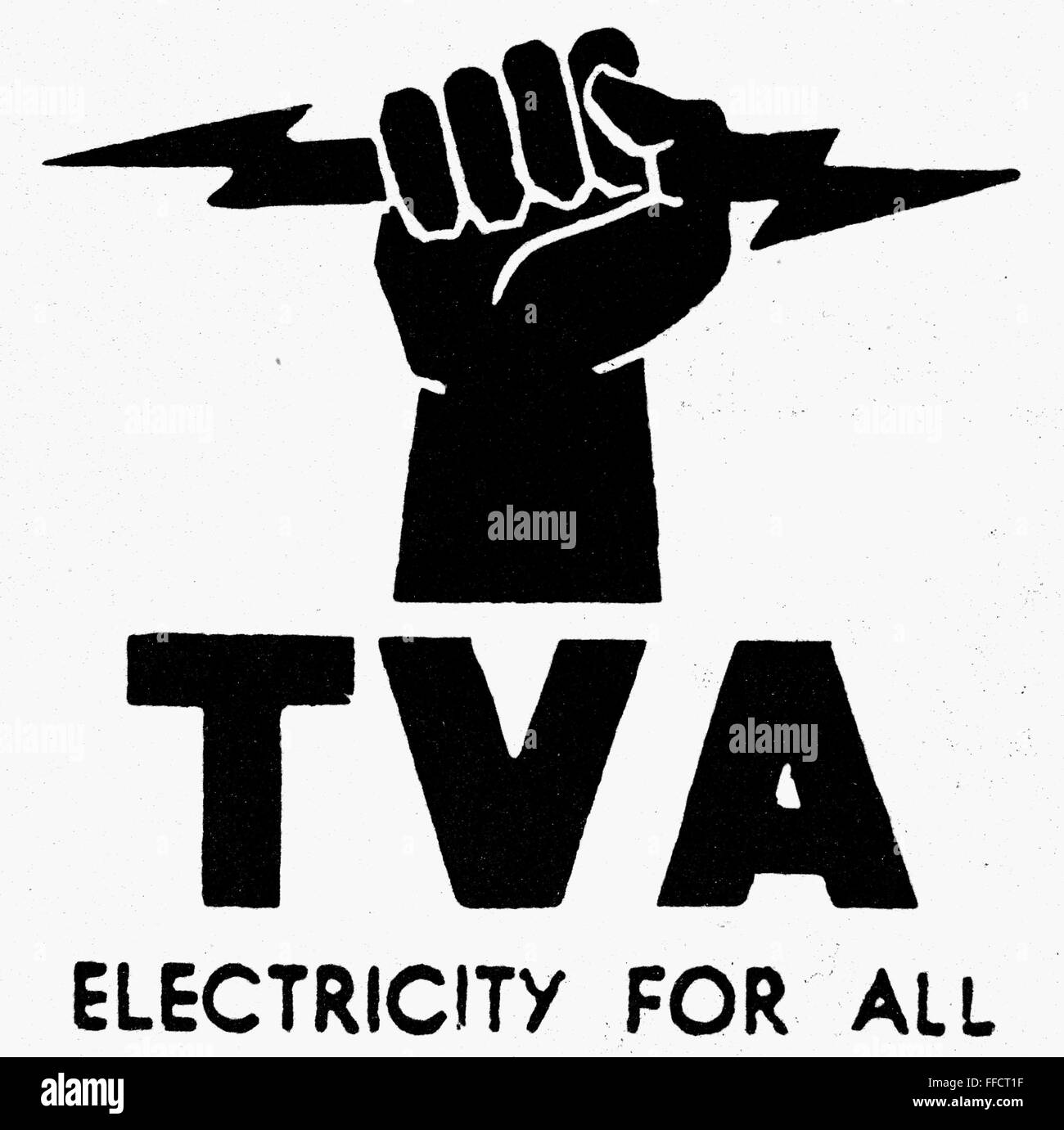 NEW DEAL: TVA SYMBOL. /nSymbol of the Tennessee Valley Authority ...