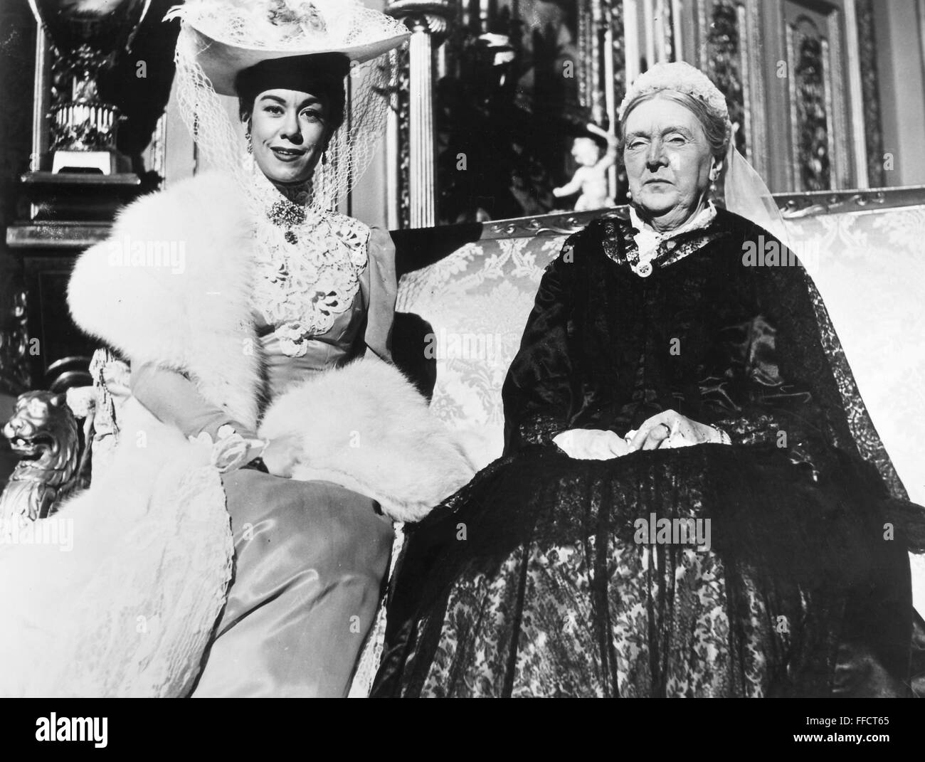 MELBA, 1953. /nAmerican soprano Patrice Munsel as Nellie Melba (left), and English actress Sybil ...
