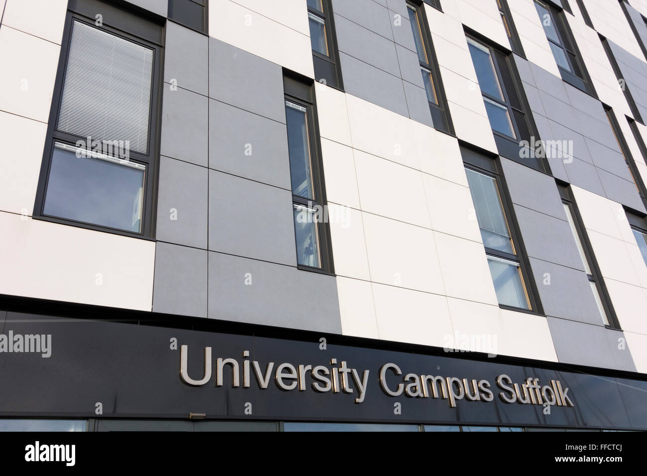 University Campus Suffolk main building, Ipswich, Suffolk, UK Stock ...