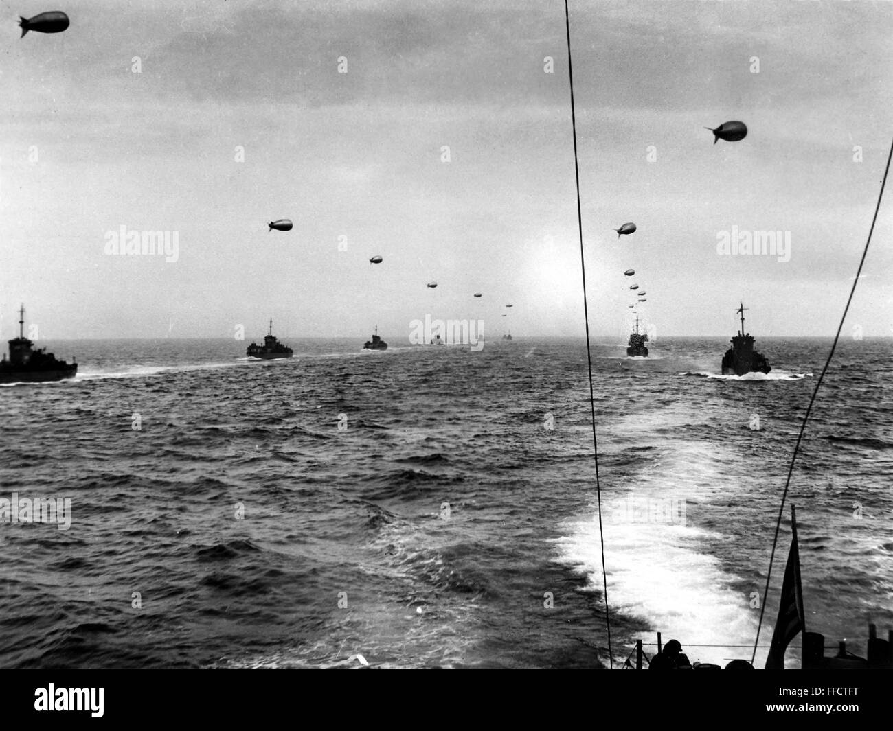 WORLD WAR II: D-DAY, 1944. /nU.S. Coast Guard landing craft transport ...