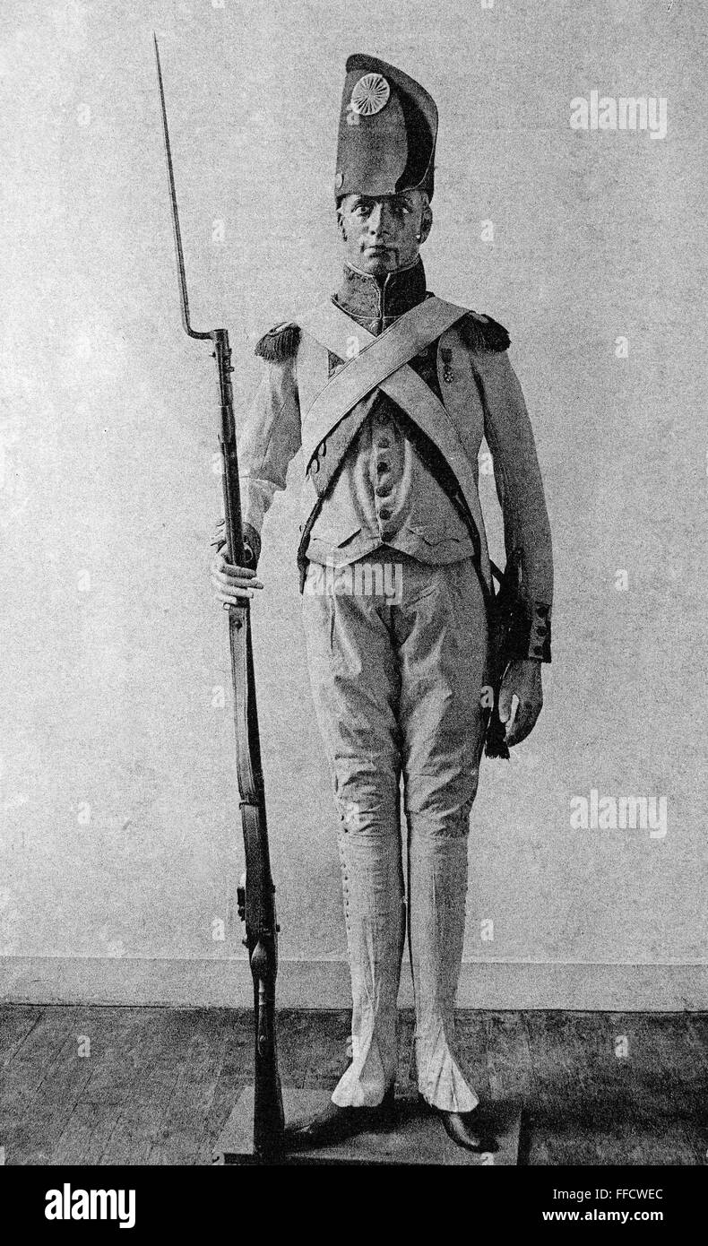 FRANCE: GUARD UNIFORM. /nThe uniform of a soldier of the guard of honor ...