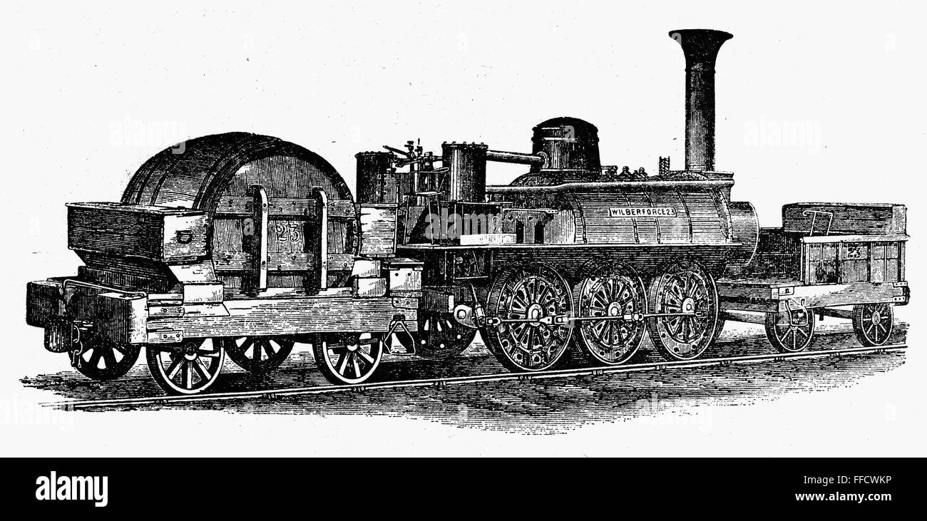 ENGLAND: LOCOMOTIVE, c1831. /nOne of Timothy Hackworth's 'Wilberforce ...