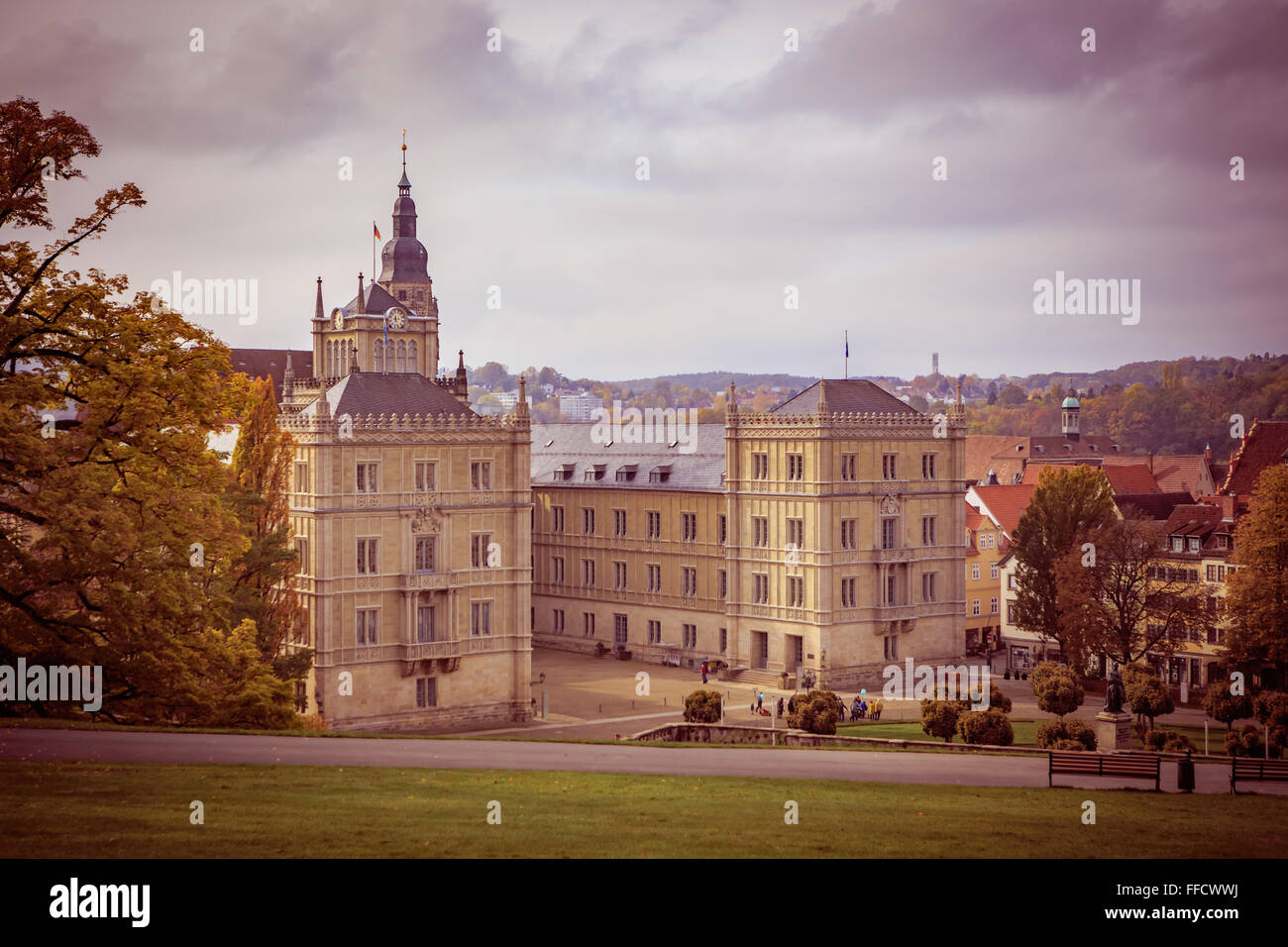 COBURG, BAVARIA, GERMANY - CIRCA OKTOBER, 2015: Ehrenburg palace of ...