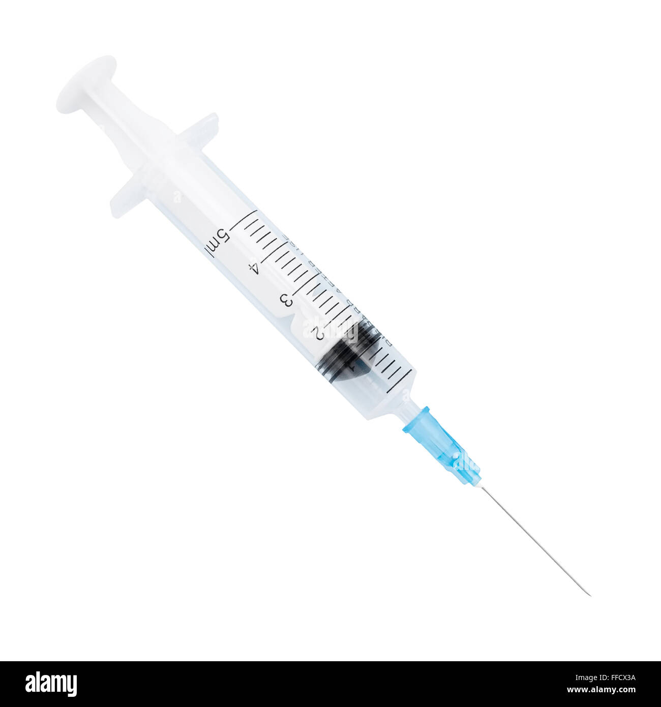 Fairly standard design syringe isolated on white Stock Photo - Alamy