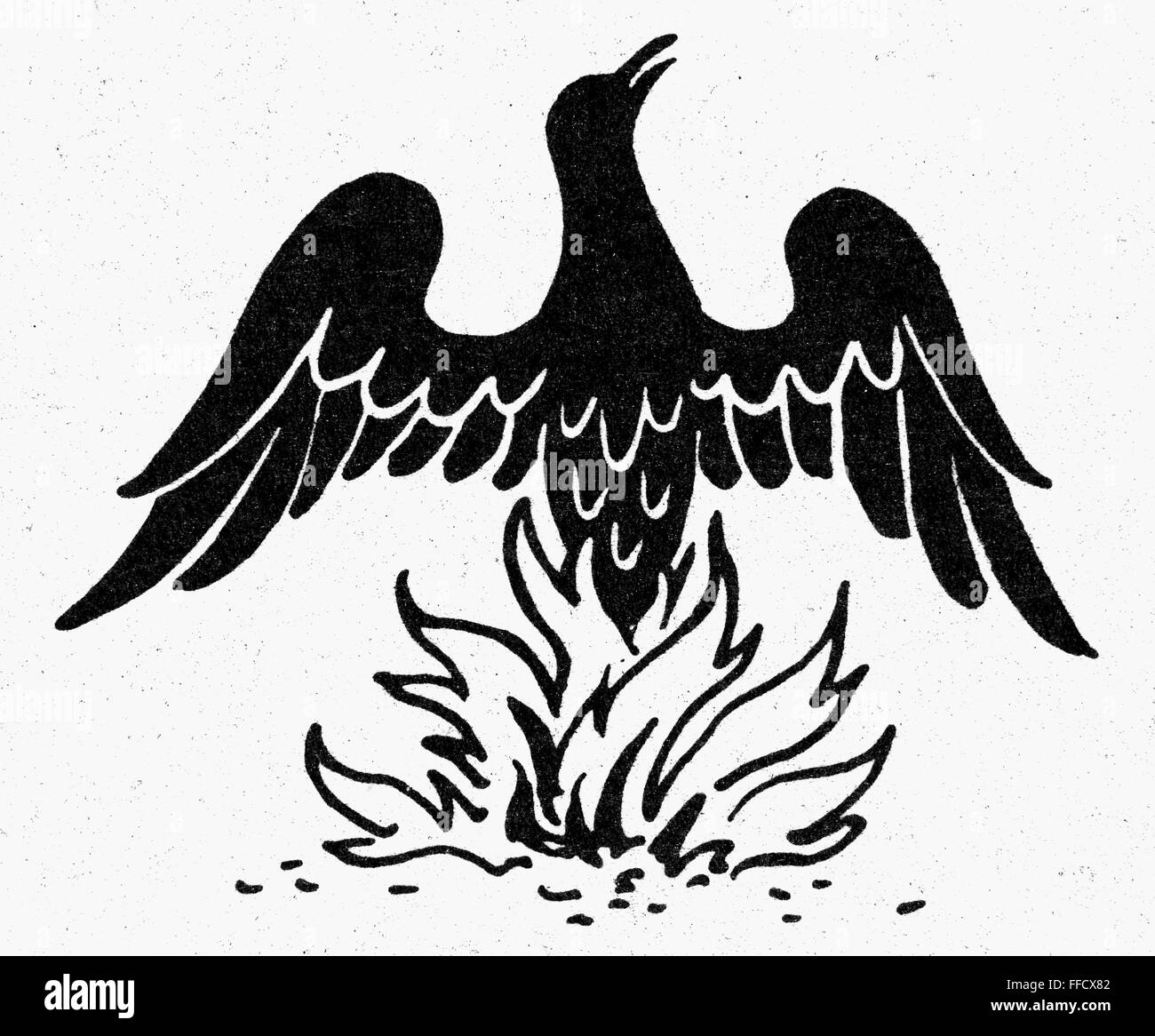 EGYPTIAN SYMBOL: PHOENIX. /nThe phoenix, an ancient Egyptian symbol of ...