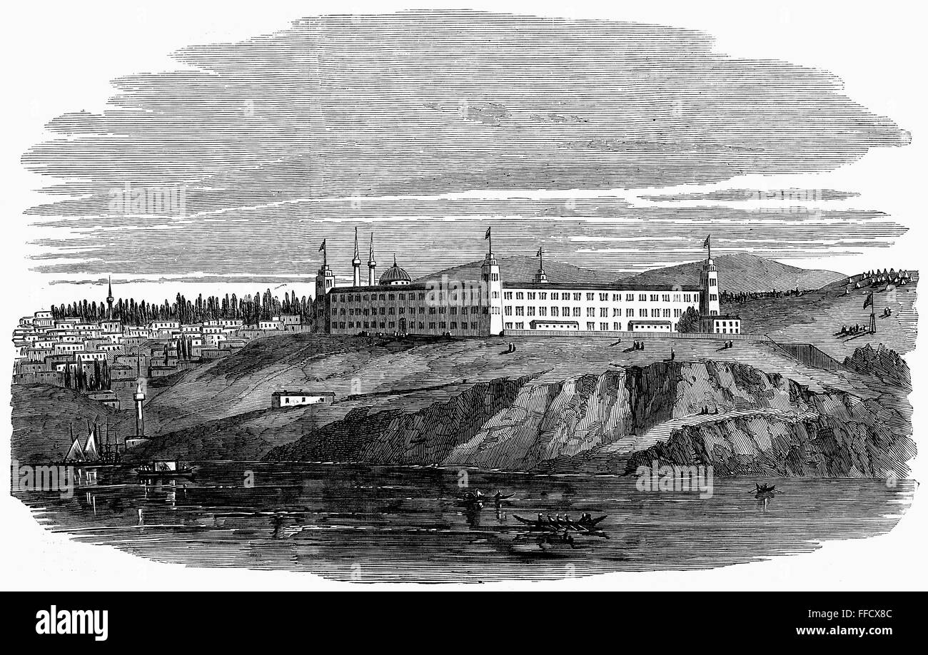 CRIMEAN WAR: HOSPITAL. /nThe British hospital at Scutari, Istanbul ...