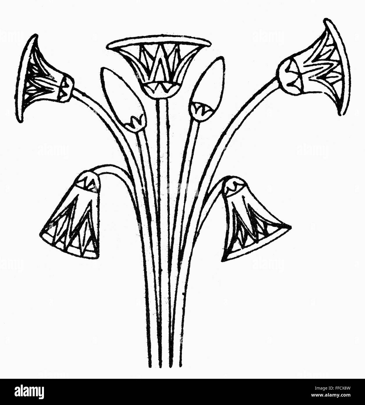 EGYPTIAN SYMBOL: LOTUS. /nThe lotus, an ancient Egyptian symbol of ...