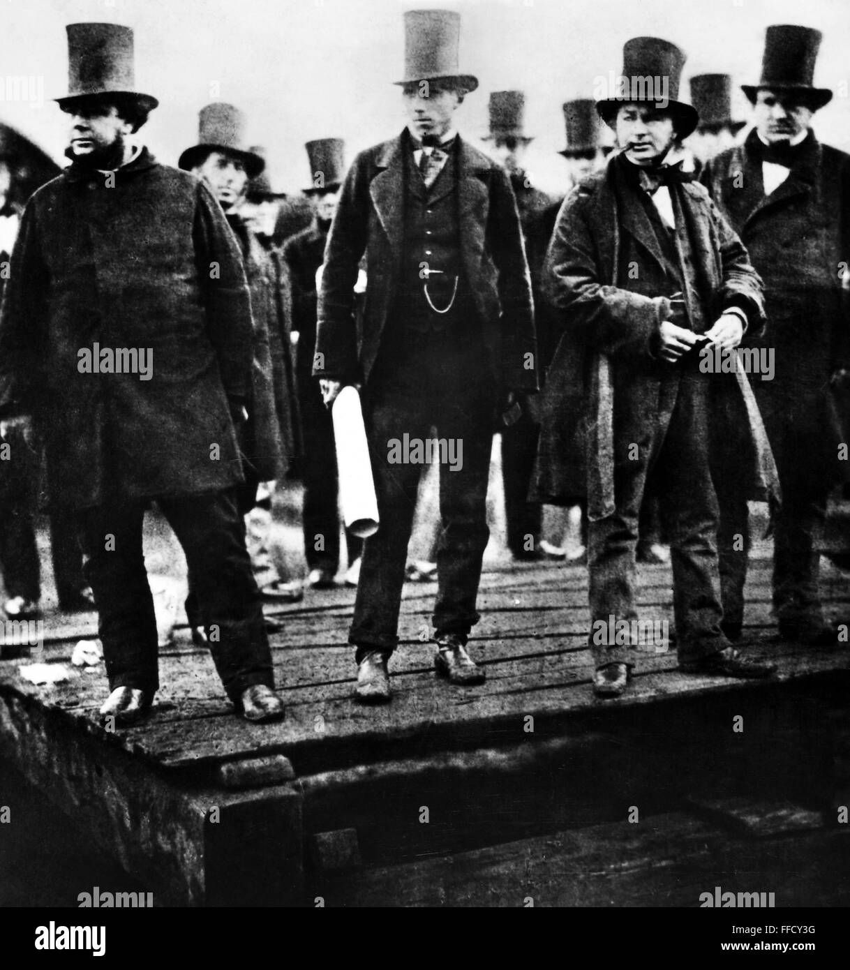 ISAMBARD KINGDOM BRUNEL /n(1806-1859). English civil engineer and naval ...