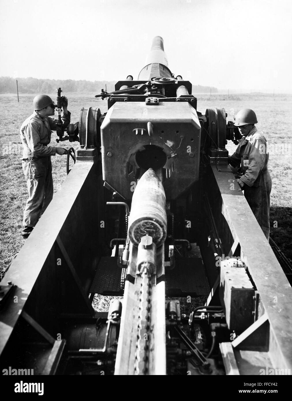 NUCLEAR ARTILLERY, 1952. /nDemonstration of the U.S. Army's 280mm ...