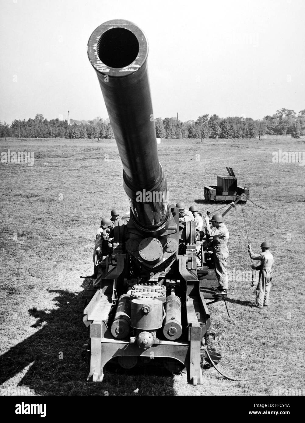 NUCLEAR ARTILLERY, 1952. /nDemonstration of the U.S. Army's 280mm ...