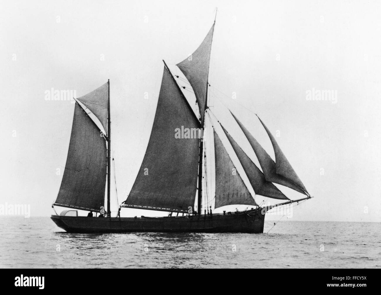 SAILING SHIP: KETCH, 1876. /nThe English ketch 'H.F. Bolt,' built in ...