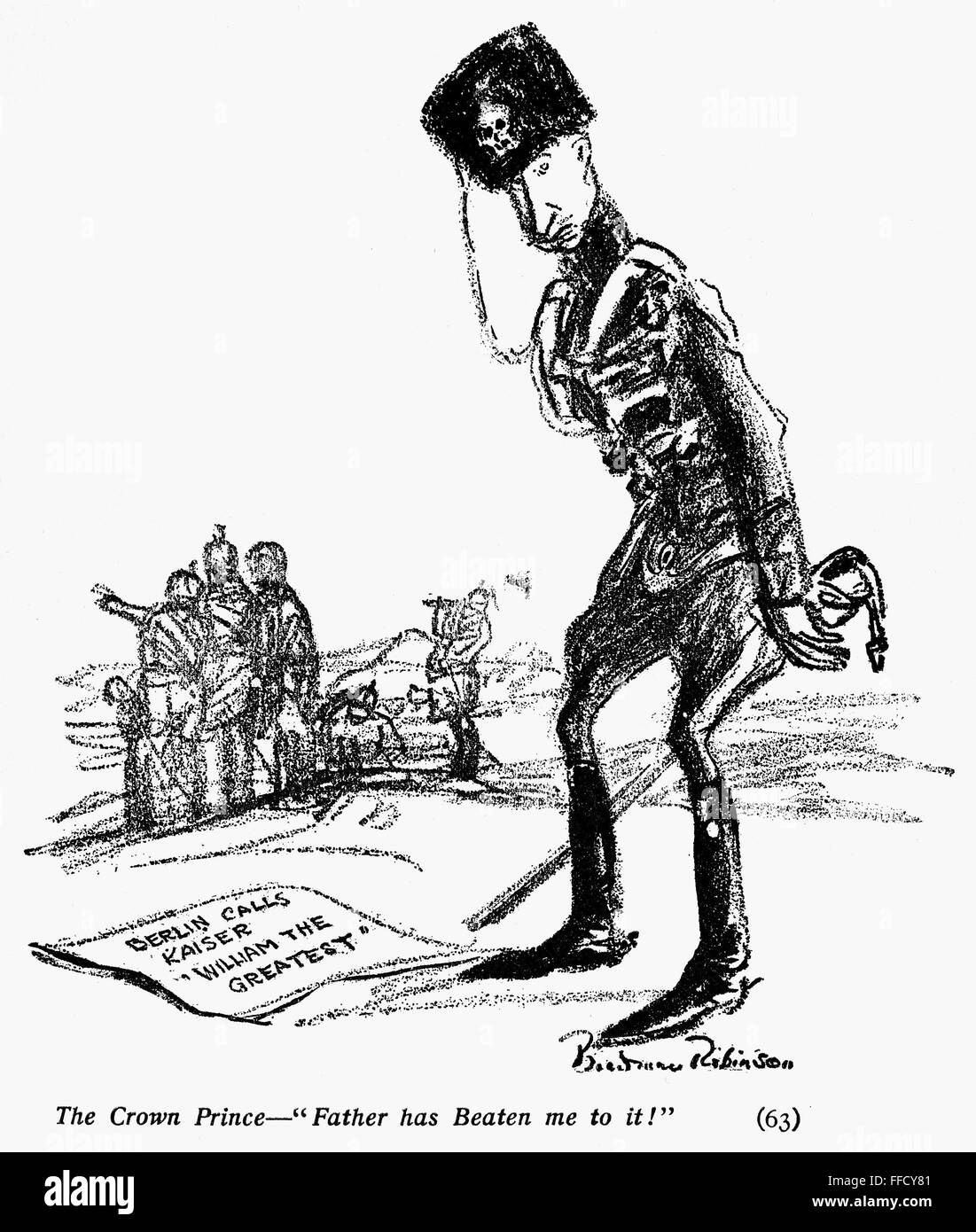 Kaiser wilhelm cartoon High Resolution Stock Photography and Images - Alamy