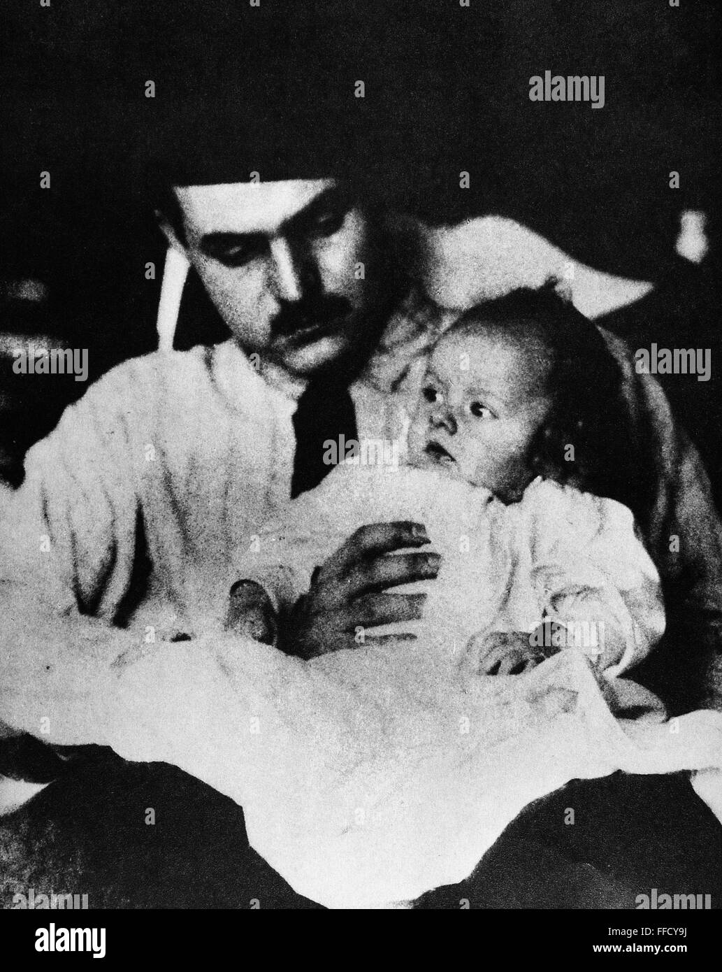 ERNEST HEMINGWAY /n(1899-1961). American writer. Photographed in Paris ...