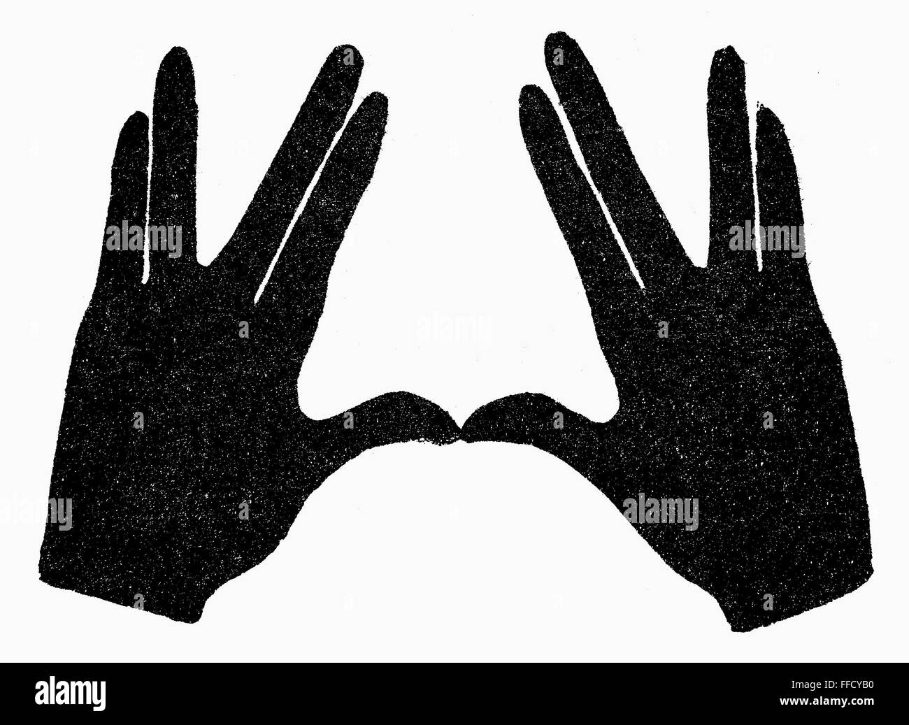 JUDAISM: BLESSING SIGN. /nThe blessing sign of a Jewish High Priest ...
