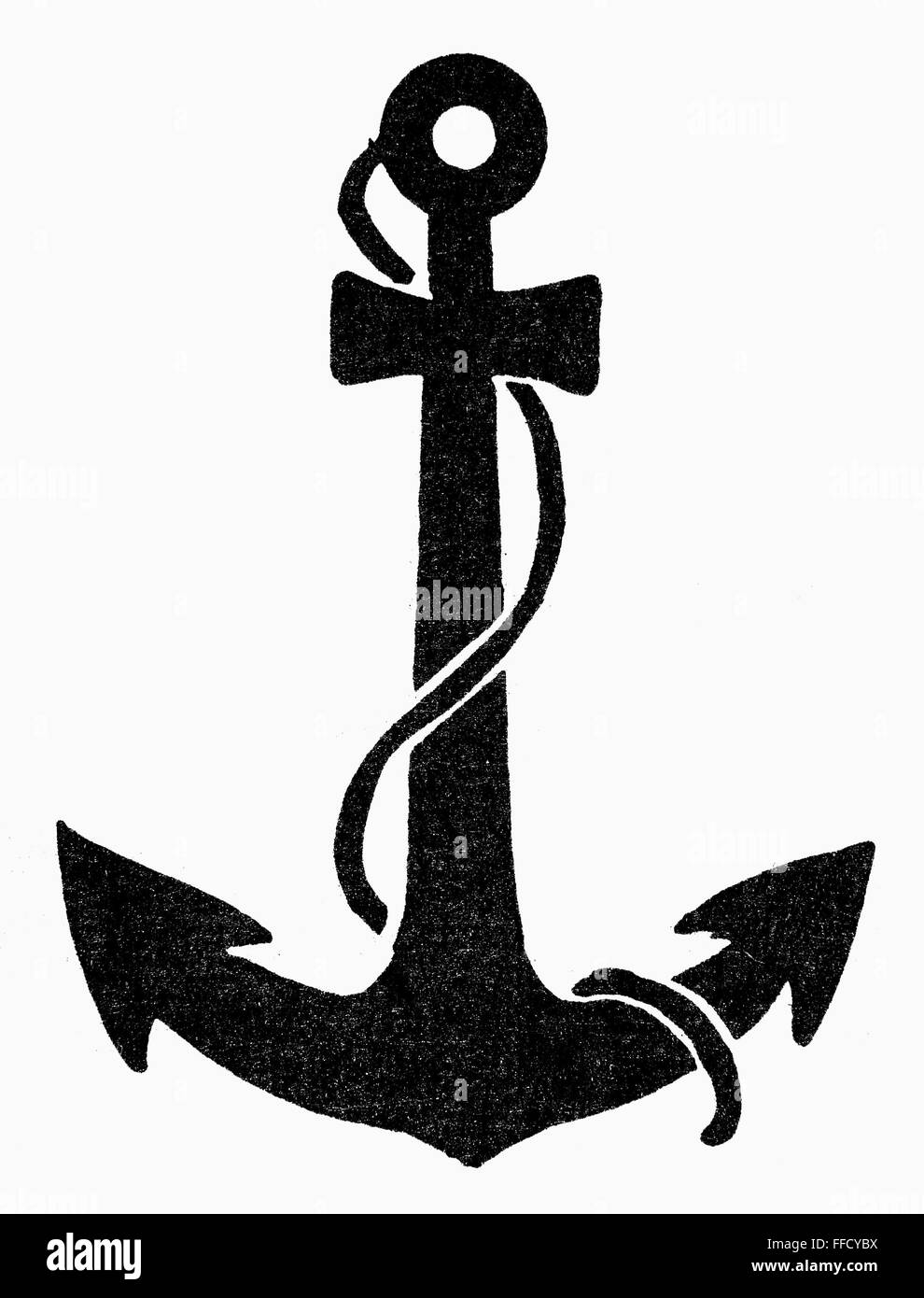 ANCHOR. /nChristian symbol of hope Stock Photo - Alamy