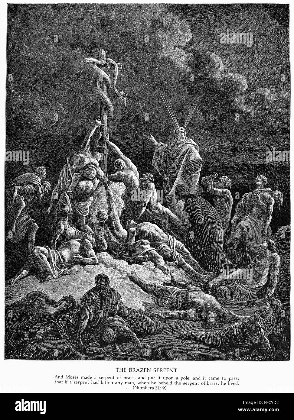 Moses the serpent brass High Resolution Stock Photography and Images ...