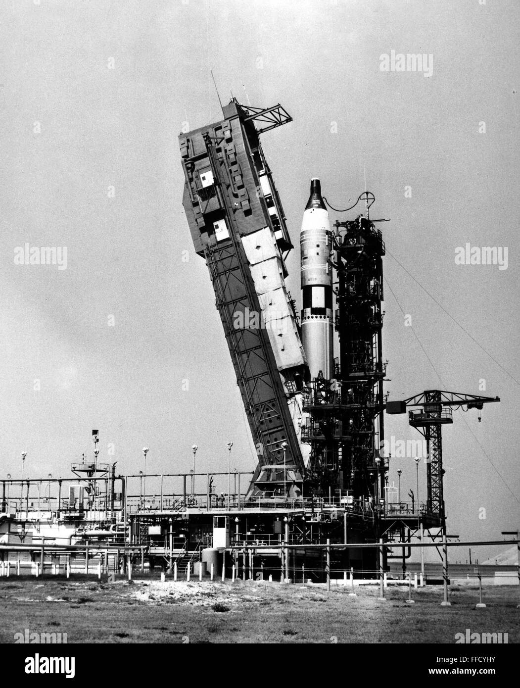 GEMINI IV: LAUNCH, 1965. /nThe Gemini IV spacecraft and launch vehicle photographed at Cape ...