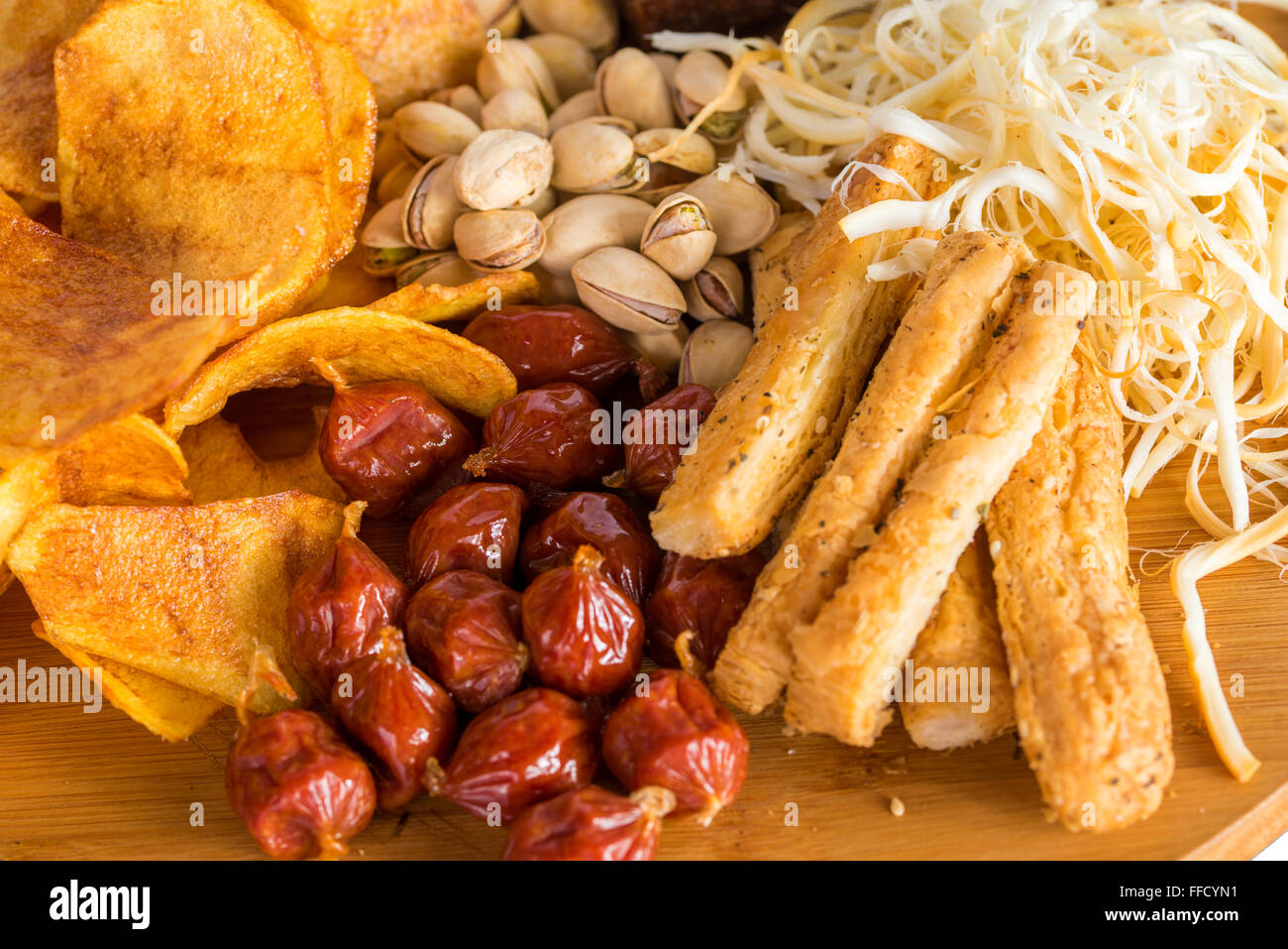 Mix fried snack Stock Photo - Alamy