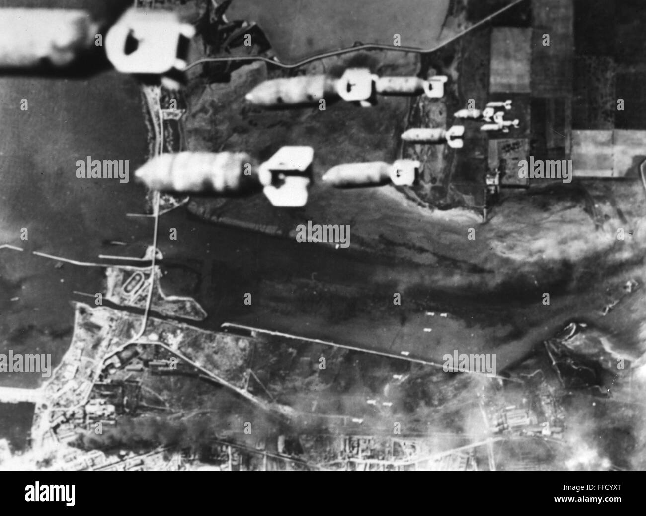 WORLD WAR II: PALERMO. /nAllied bombing raid over Palermo, Italy ...