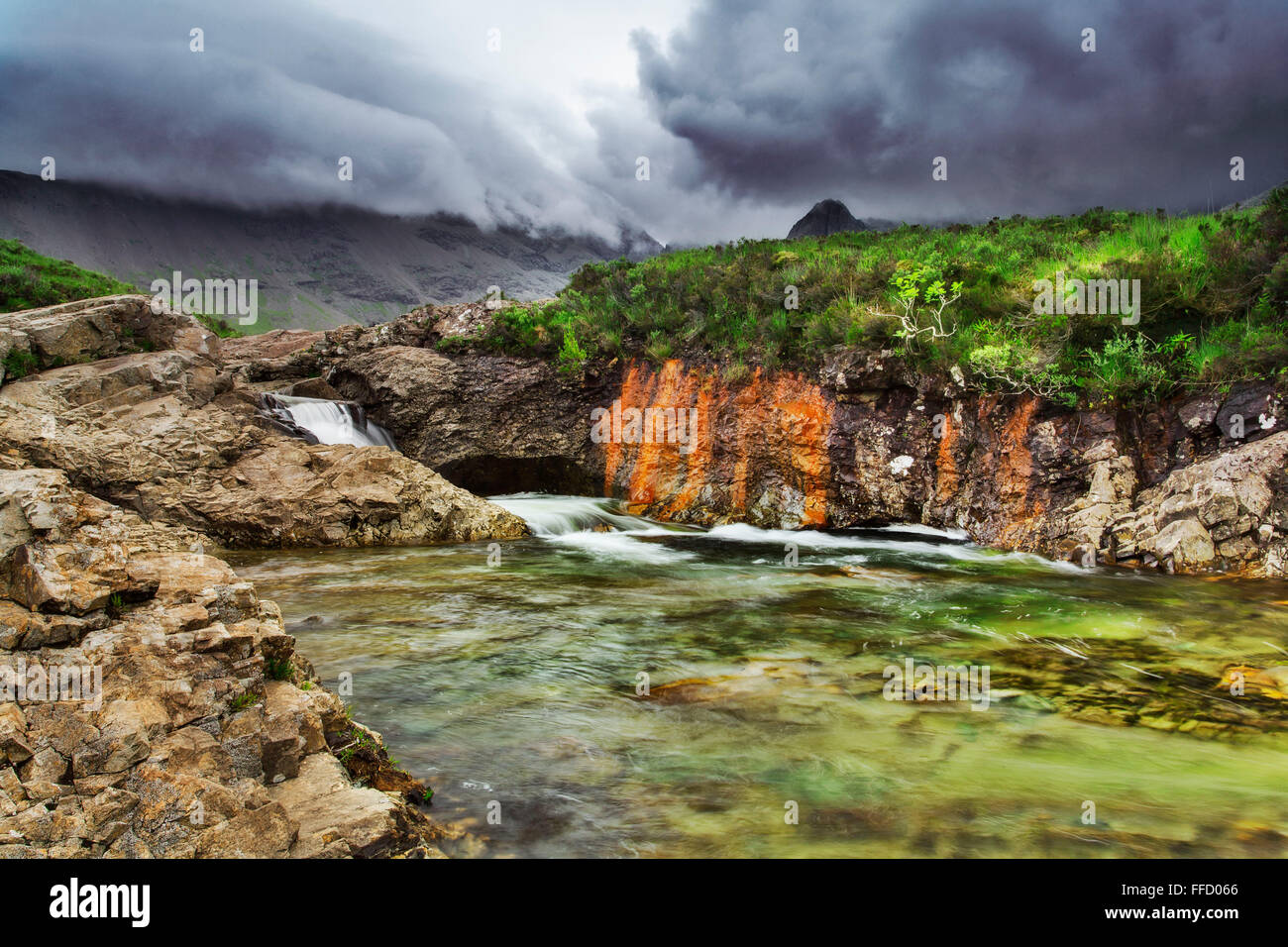 Summer at the Fairy Pools Stock Photo - Alamy
