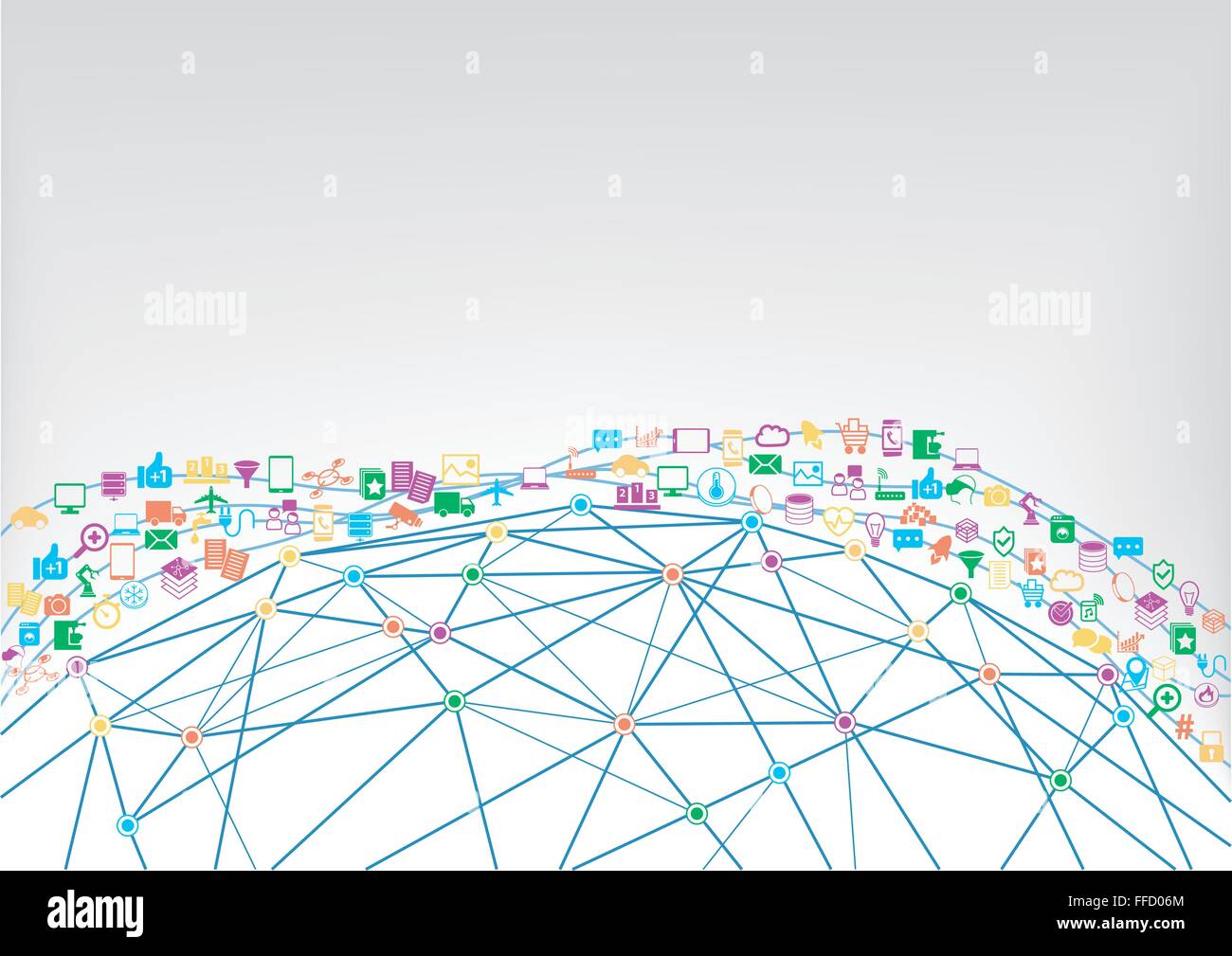 World wide web and internet of things concept Stock Vector Image & Art ...