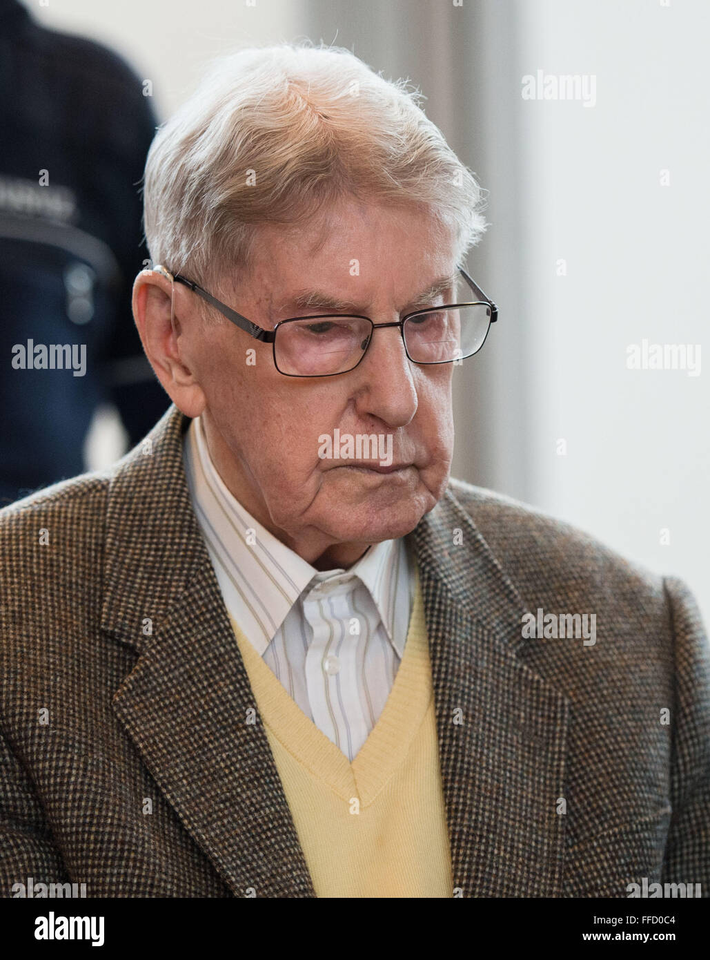 Detmold, Germany. 12th Feb, 2016. Reinhold Hanning, former guard at ...