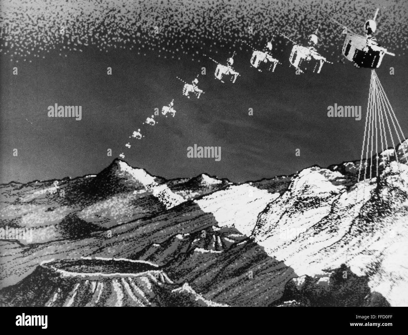 PIONEER VENUS 1, 1978. /nDigital illustration of the Pioneer Venus ...