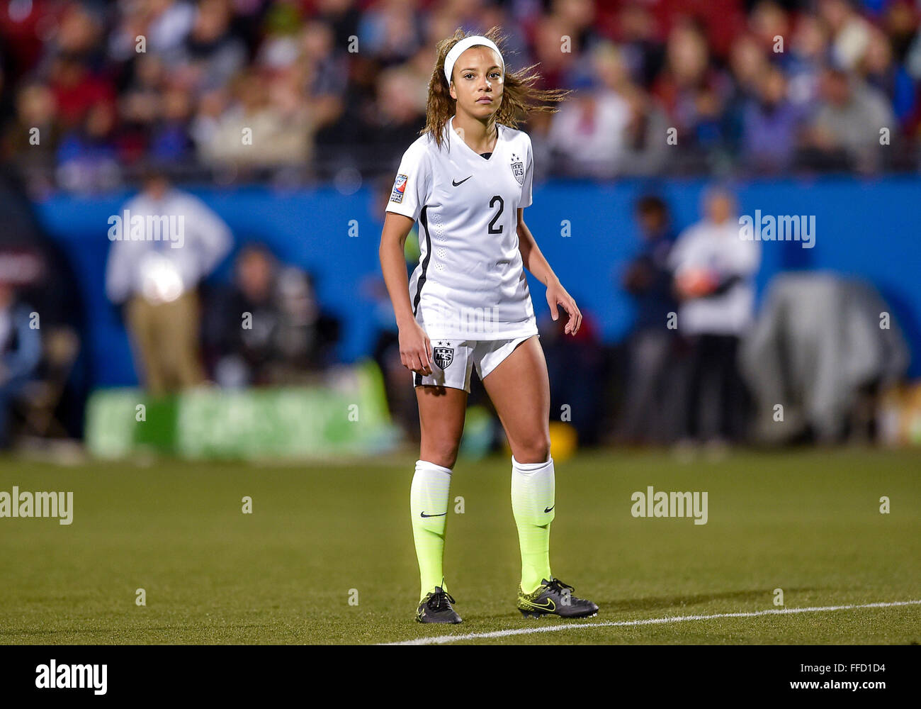 USA Defender Mallory Pugh (2) in action.during a 2016 CONCACAF Women's ...