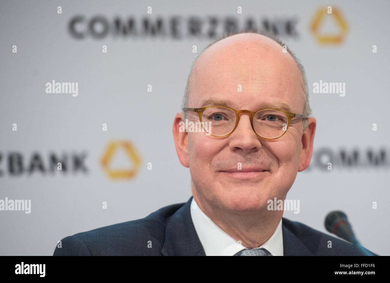 Commerzbank AG CEO Martin Blessing arrives to the financial statement ...