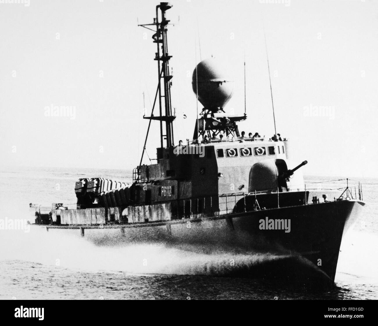 GERMANY: REARMAMENT, 1976. /nA new West German guided missile patrol ...