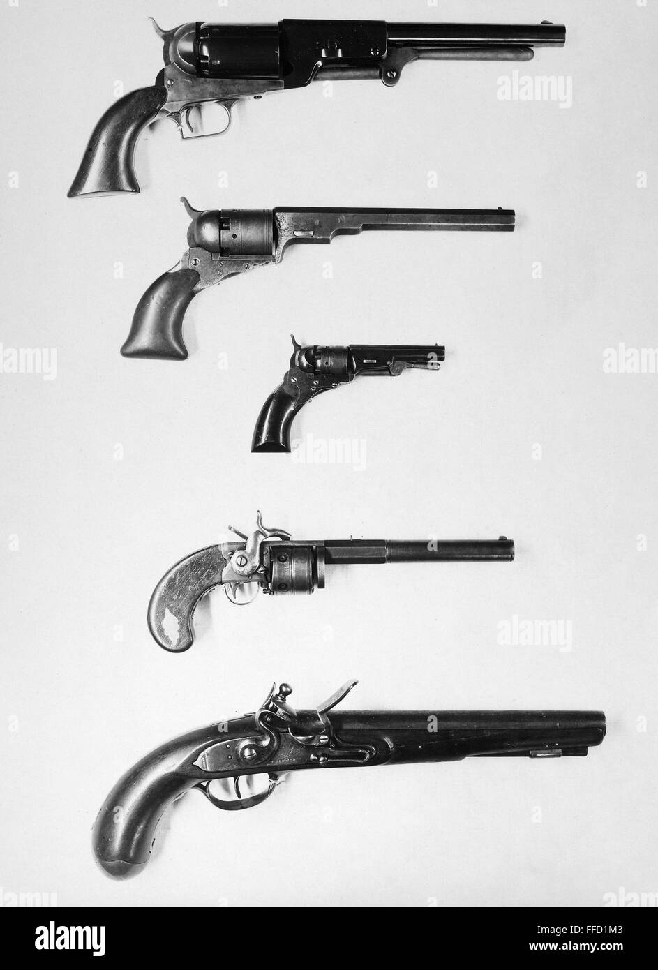 PISTOLS AND REVOLVERS. /nA selection of handguns Stock Photo - Alamy