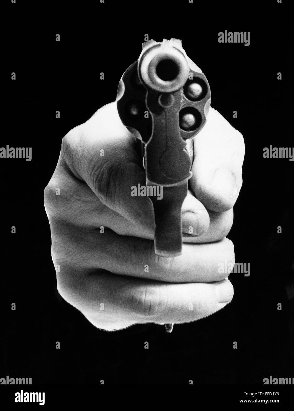 REVOLVER, c1950. /nPhotograph, American, mid 20th century Stock Photo ...